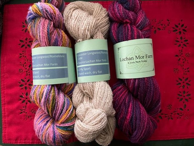 Romeldale CVM/Leicester Longwool Yarn